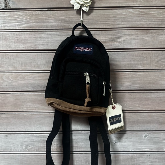 Jansport | Bags | Jansport Black And Tan Backpack | Poshmark